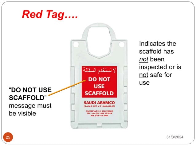 CE153-COSH-SCAFFOLDING SAFETY-Engg Dept.pptx | Off-Road Vehicles | Auto ...