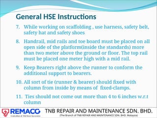 Scaffolding Safety and Sacffolding Parts and Inspection | PPT