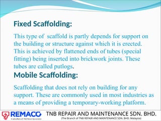 Scaffolding Safety and Sacffolding Parts and Inspection | PPT