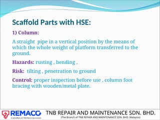 Scaffolding Safety and Sacffolding Parts and Inspection | PPT