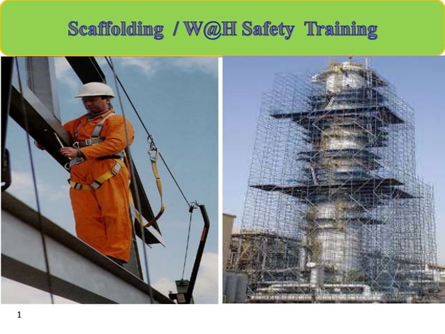 Scaffolding safety training.ppt | Injuries | Diseases and Conditions
