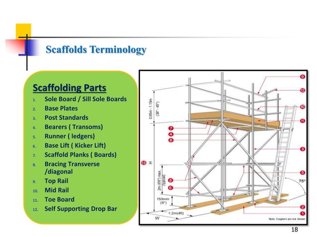 Scaffolding safety training.ppt | Injuries | Diseases and Conditions