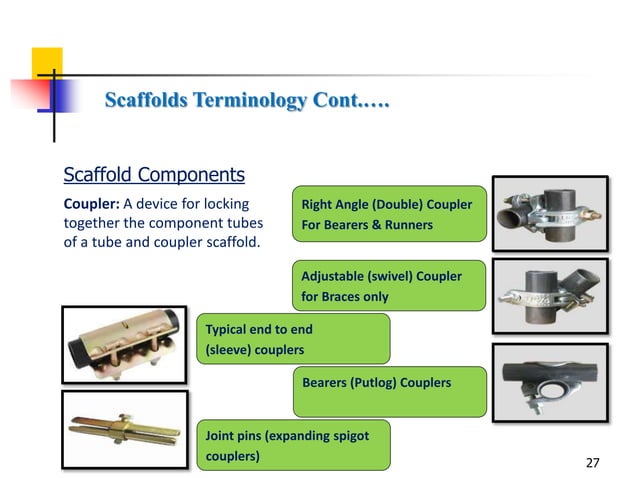 Scaffolding safety training.ppt | Injuries | Diseases and Conditions