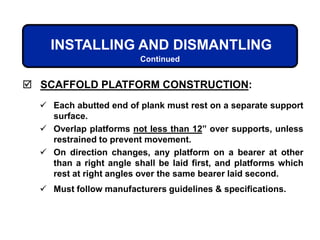 Scaffolding Safety Training.ppt For scaffolders | PPT