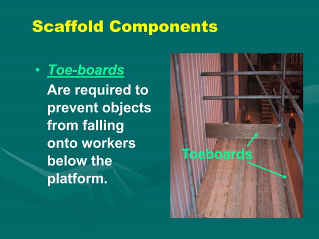 Scaffolding Safety Workshop Ppt Pdf