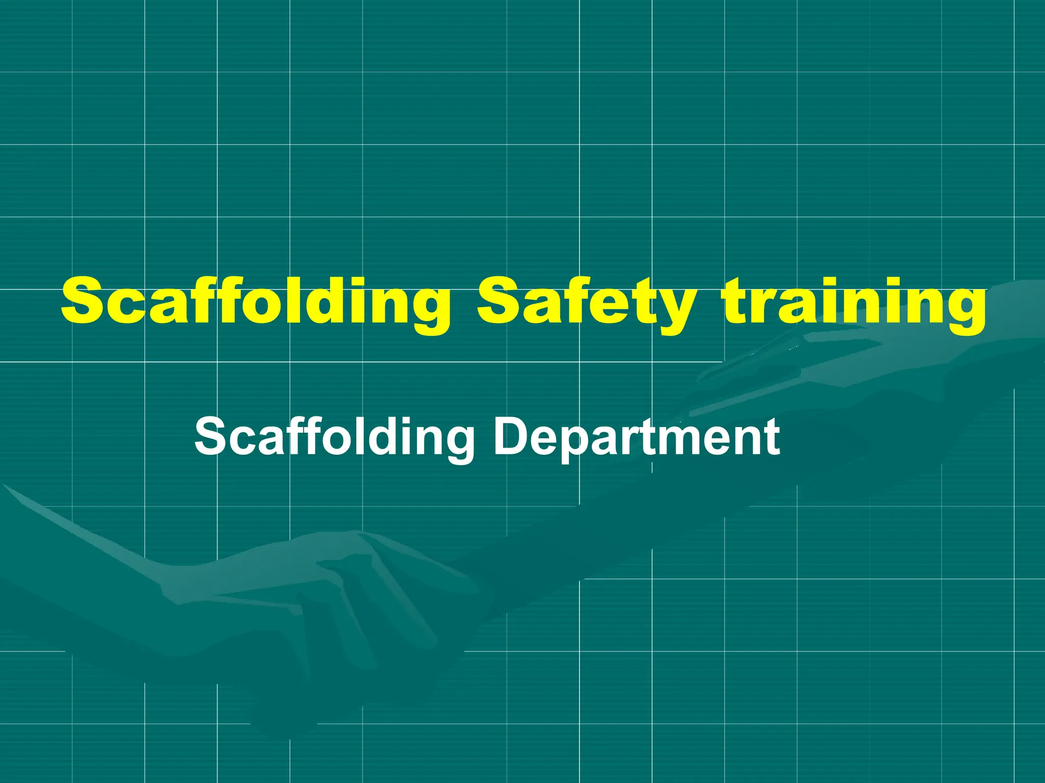 Scaffolding Safety Workshop scaffolding types different coupler | PPTX