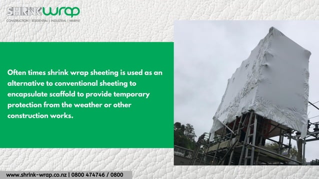 Benefits and Advantages of Scaffolding Shrink Wrap | PDF