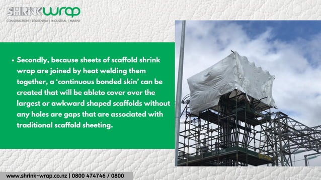Benefits and Advantages of Scaffolding Shrink Wrap | PDF