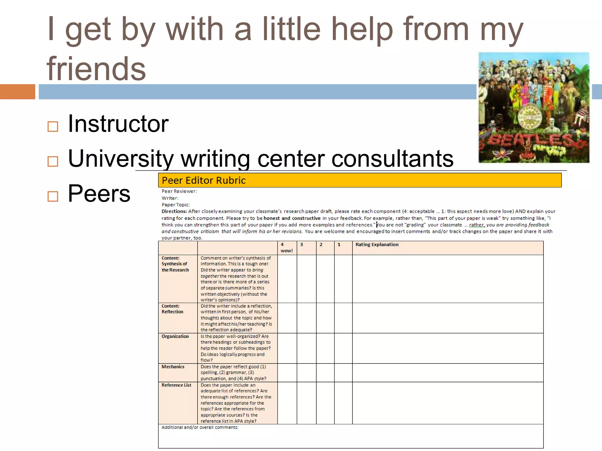 Scaffolding Student Research & Writing in Higher Education | PPTX
