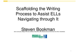 Scaffolding The Writing Process To Assist ELLs Navigating Through It ...