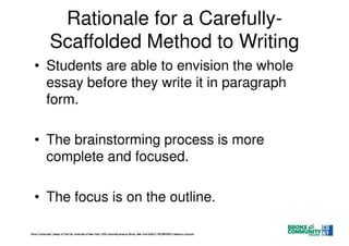 Scaffolding The Writing Process To Assist ELLs Navigating Through It ...