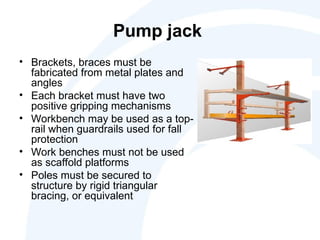 scaffolding training scaffolding erection and dismantling training.ppt