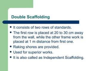 Scaffolding & underpinning | PPT