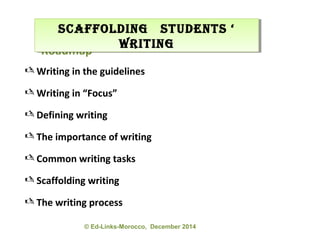 Scaffolding Students Writing | PPT