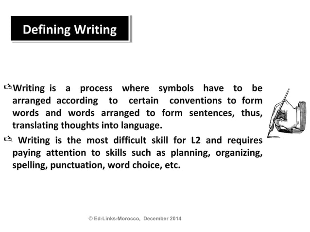 Scaffolding Students Writing | PPT