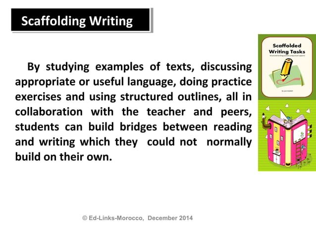 Scaffolding Students Writing | PPT