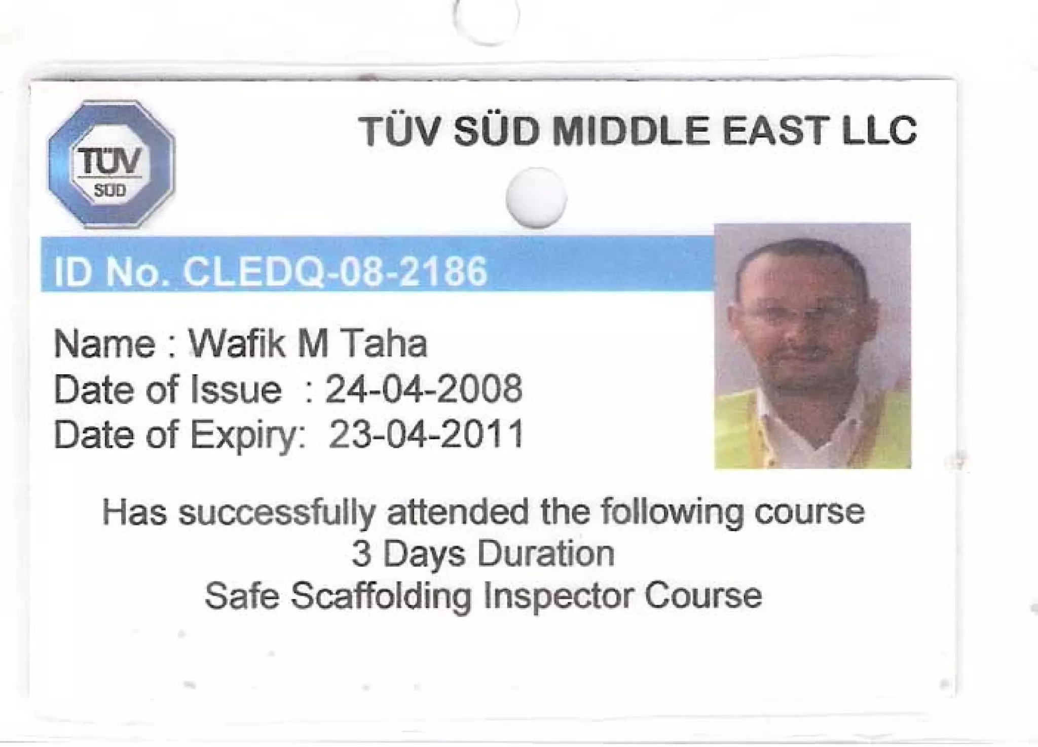Scaffold inspector front | PDF
