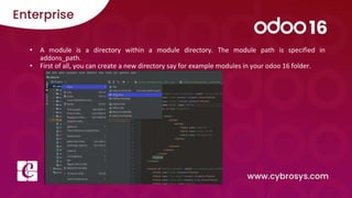 scaffold method odoo 16 | PPT