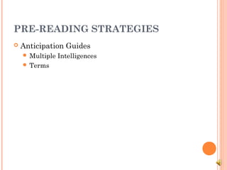 Scaffold reading presentation | PPT
