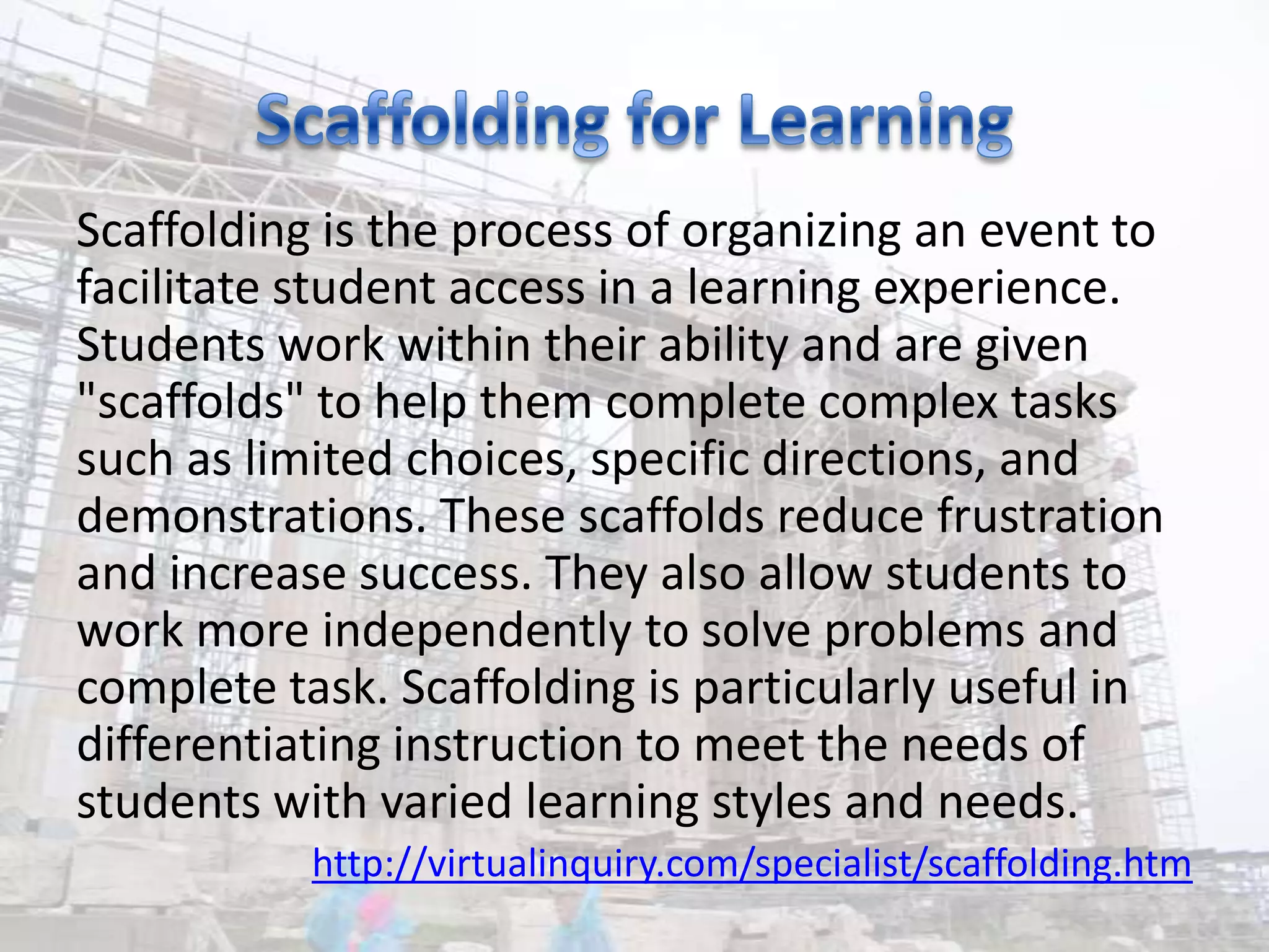Scaffolds | PPTX