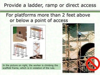 Supported Scaffold Safety | PDF | First Aid | Injuries