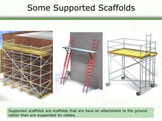 Supported Scaffold Safety | PDF | First Aid | Injuries