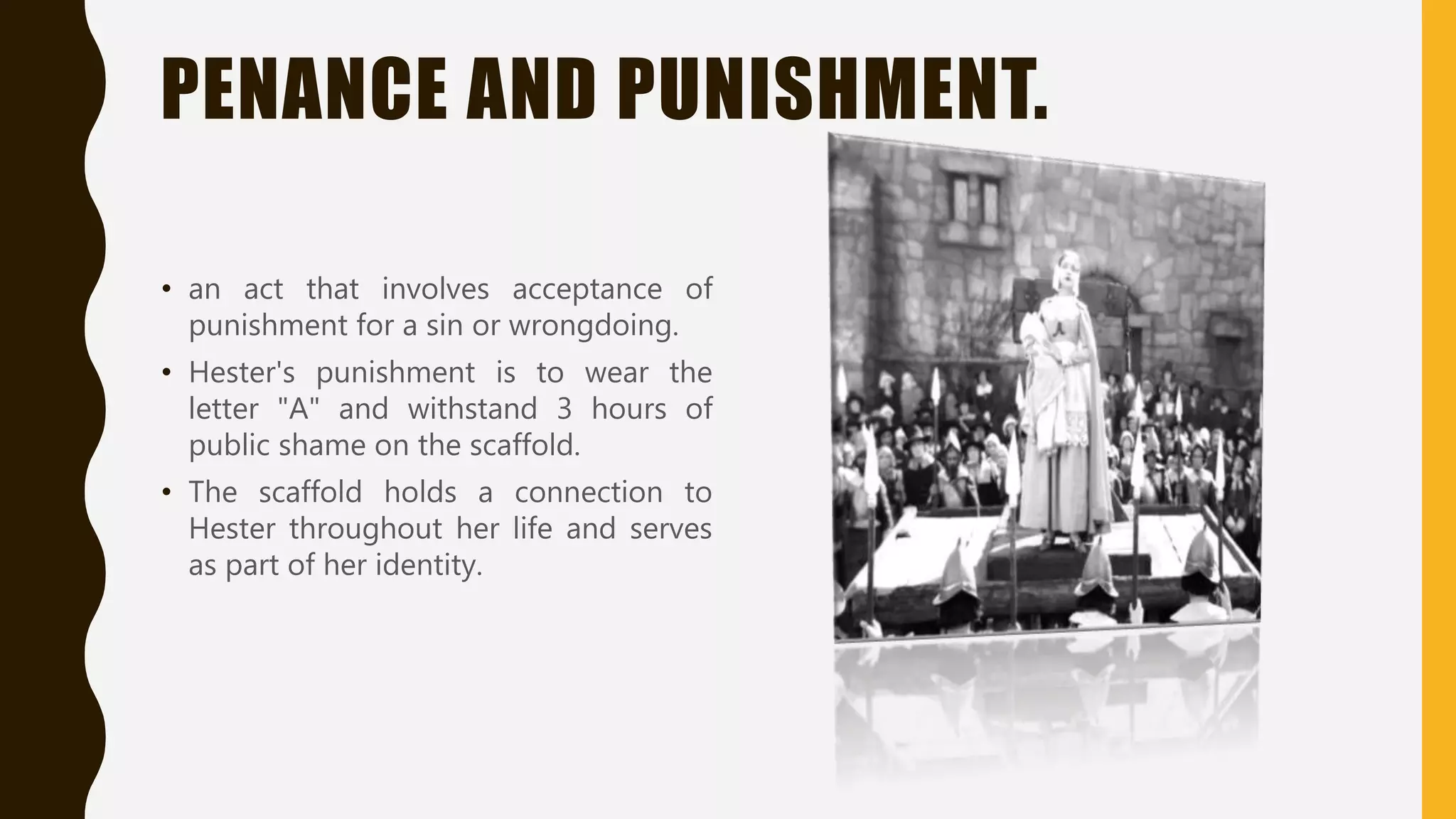 Scaffold scenes in the scarlet letter | PPTX