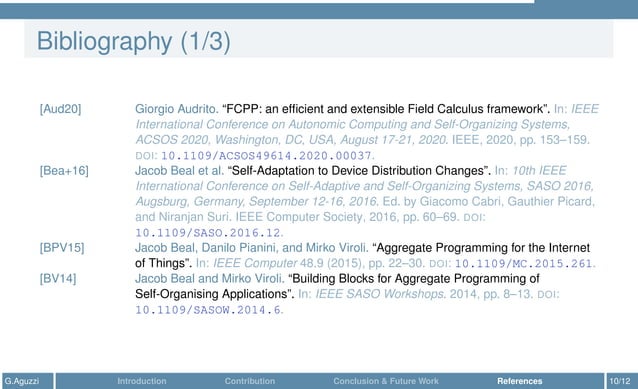 ScaFi-Web, A Web-Based application for Field-based Coordination | PPT