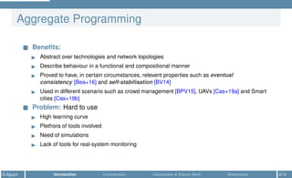 ScaFi-Web, A Web-Based application for Field-based Coordination | PPT