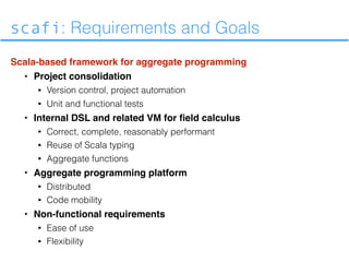 Aggregate Programming in Scala | PPT