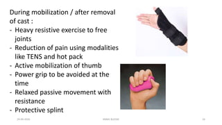 Scahpoid fracture and its physiotherapy management | PPTX