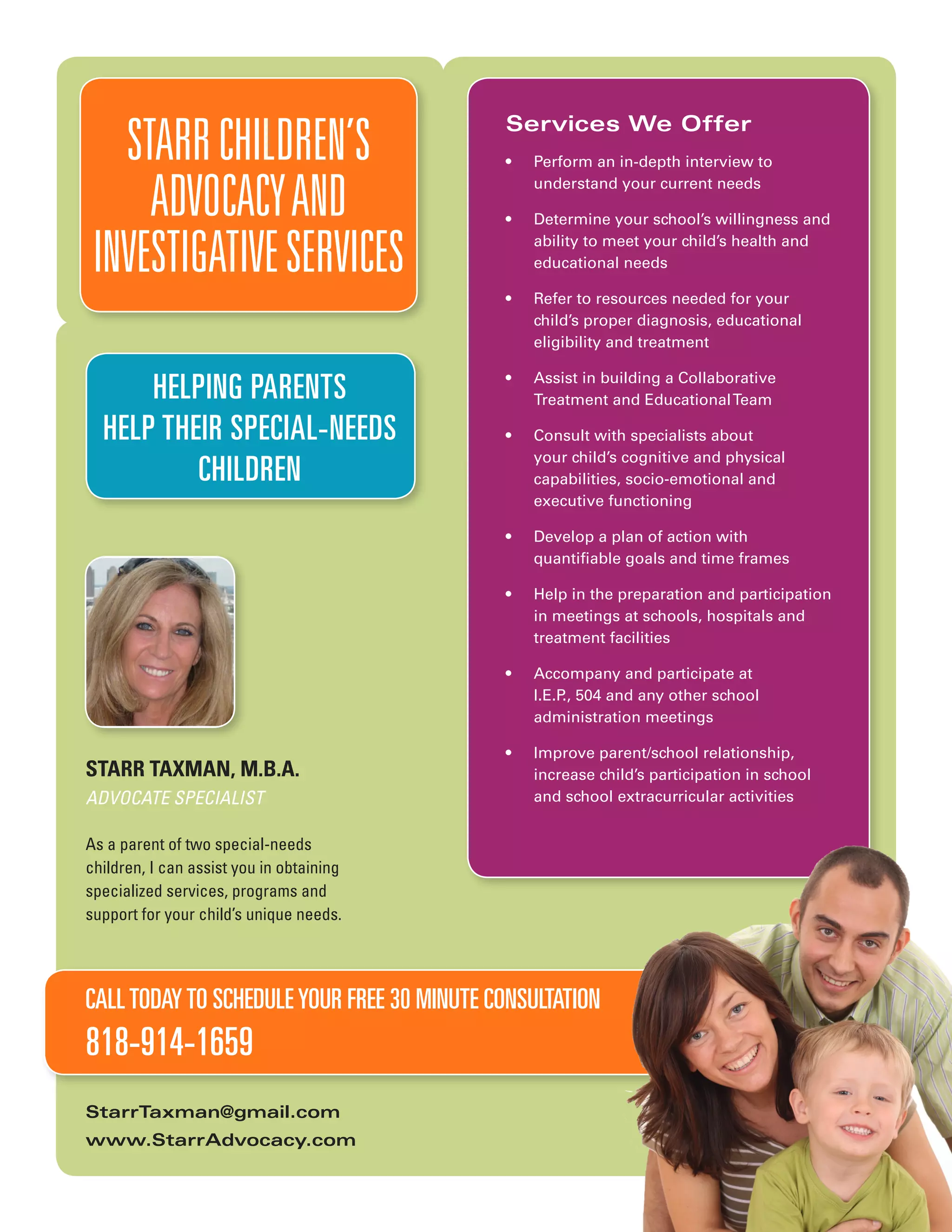 Starr Children\'s Advocacy And Investigative Services Brochure | PDF