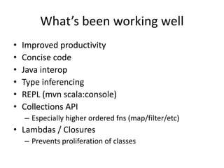 Scala in the Enterprise | PPTX