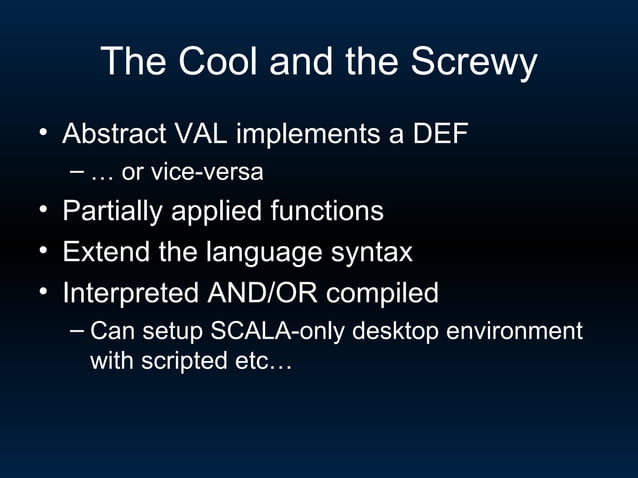 Scala - brief intro | PPT