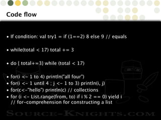 Scala: A brief tutorial | PDF