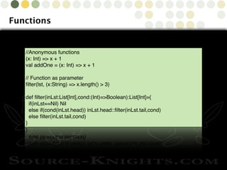 Scala: A brief tutorial | PDF