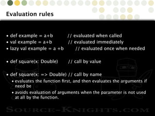 Scala: A brief tutorial | PDF