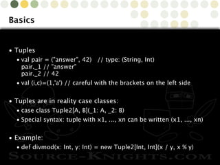 Scala: A brief tutorial | PDF