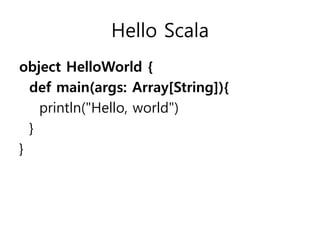 Scala quick start | PDF | Programming Languages | Computing