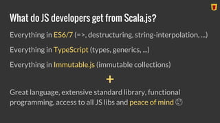 Scala.js for large and complex frontend apps | PPT