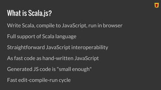 Scala.js for large and complex frontend apps | PPT