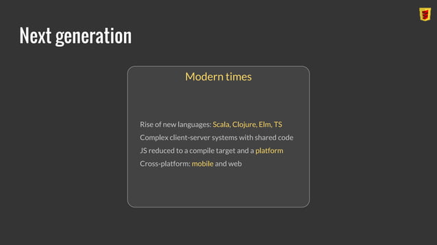Scala.js for large and complex frontend apps | PPT