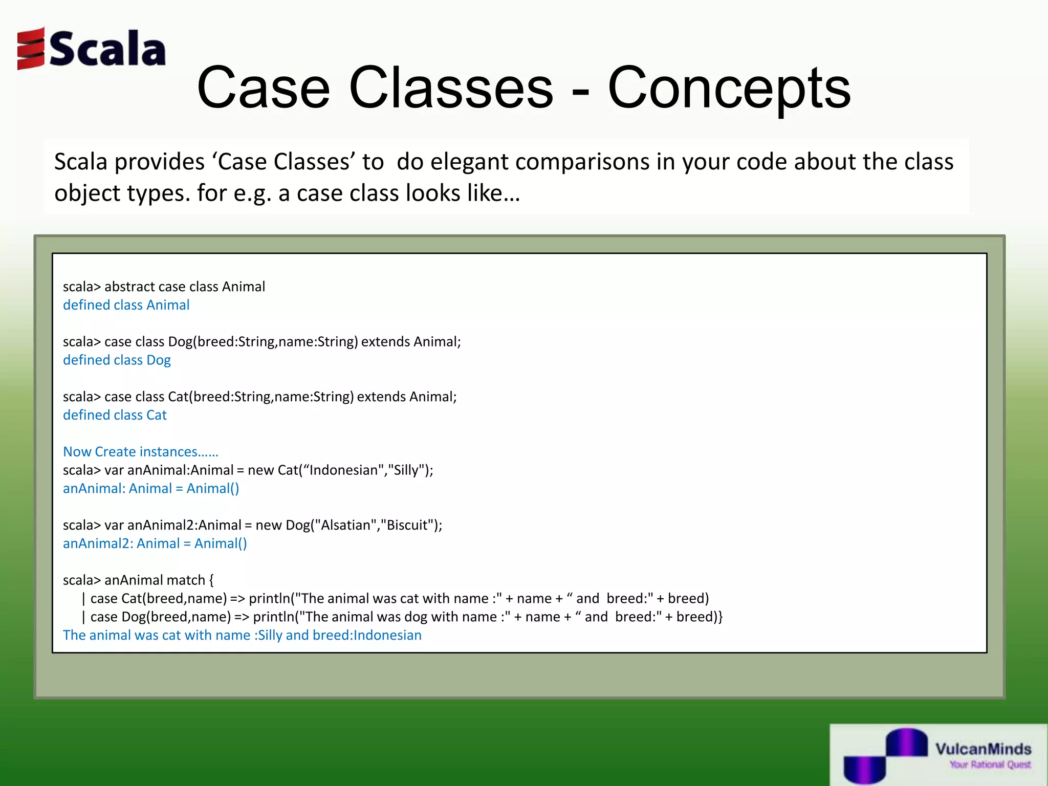 Scala case of case classes | PPTX