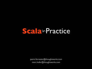 Scala in practice | PPT