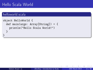 Introduction to Scala | PPT