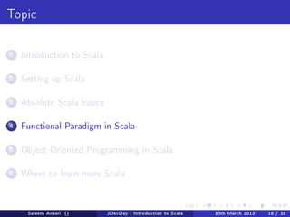 Introduction to Scala | PPT