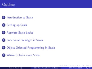 Introduction to Scala | PPT