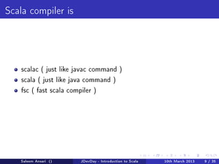 Introduction to Scala | PPT