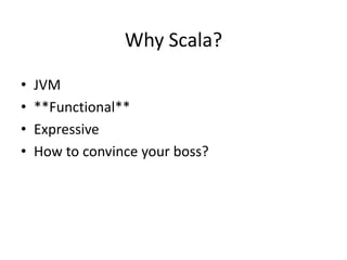 Scala and Hadoop @ eBay | PPT