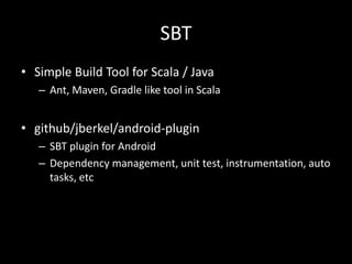 Scala on-android | PPT